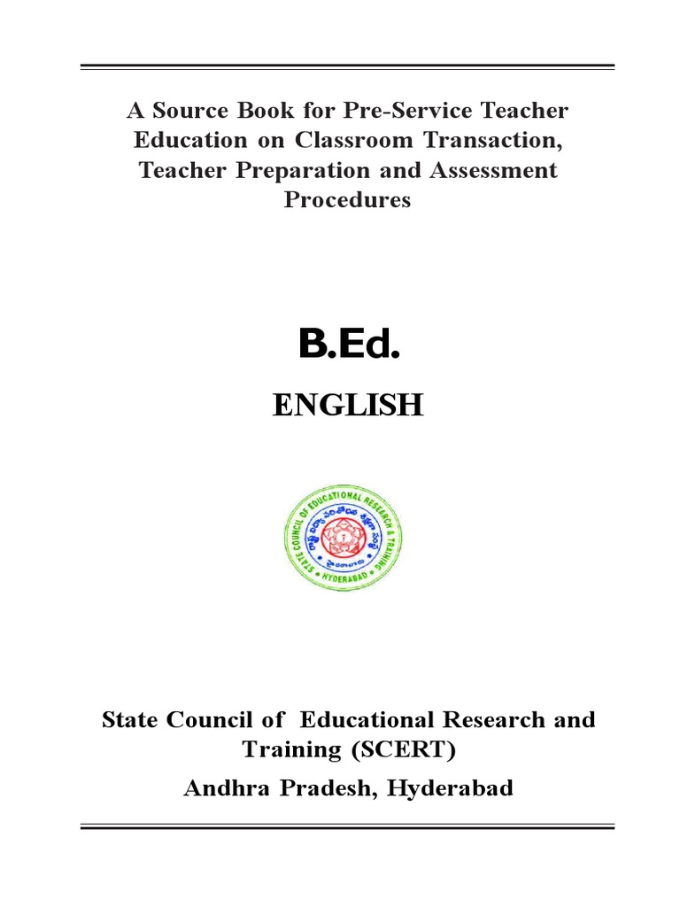 English B.Ed PDF | PDF | Curriculum | Teachers