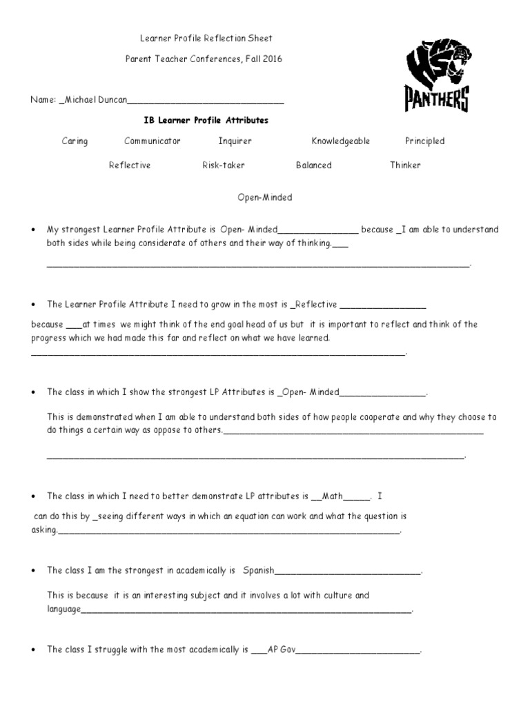 Statement of Intent | PDF