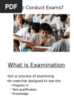 Exam Invigilation Guide | PDF | Test (Assessment) | Test/Examination