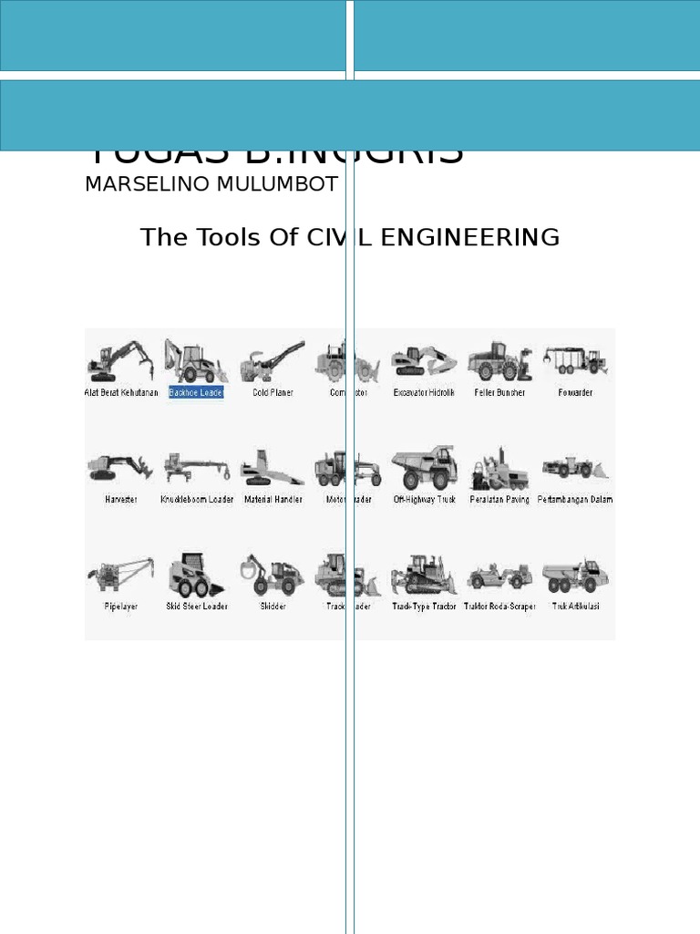 Tugas B.Inggris: The Tools of Civil Engineering | PDF
