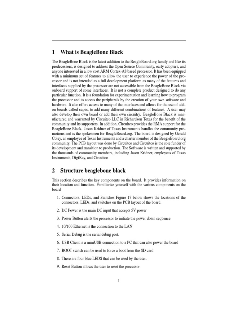 An Introduction to the BeagleBone Black: Its Features, Structure ...