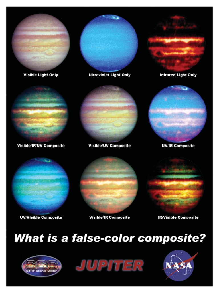 False Color Jupiter | PDF | Light | Electromagnetic Spectrum