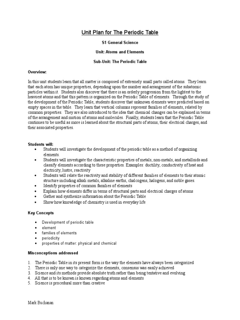 Exploring the Periodic Table Concepts | PDF | Periodic Table | Metals