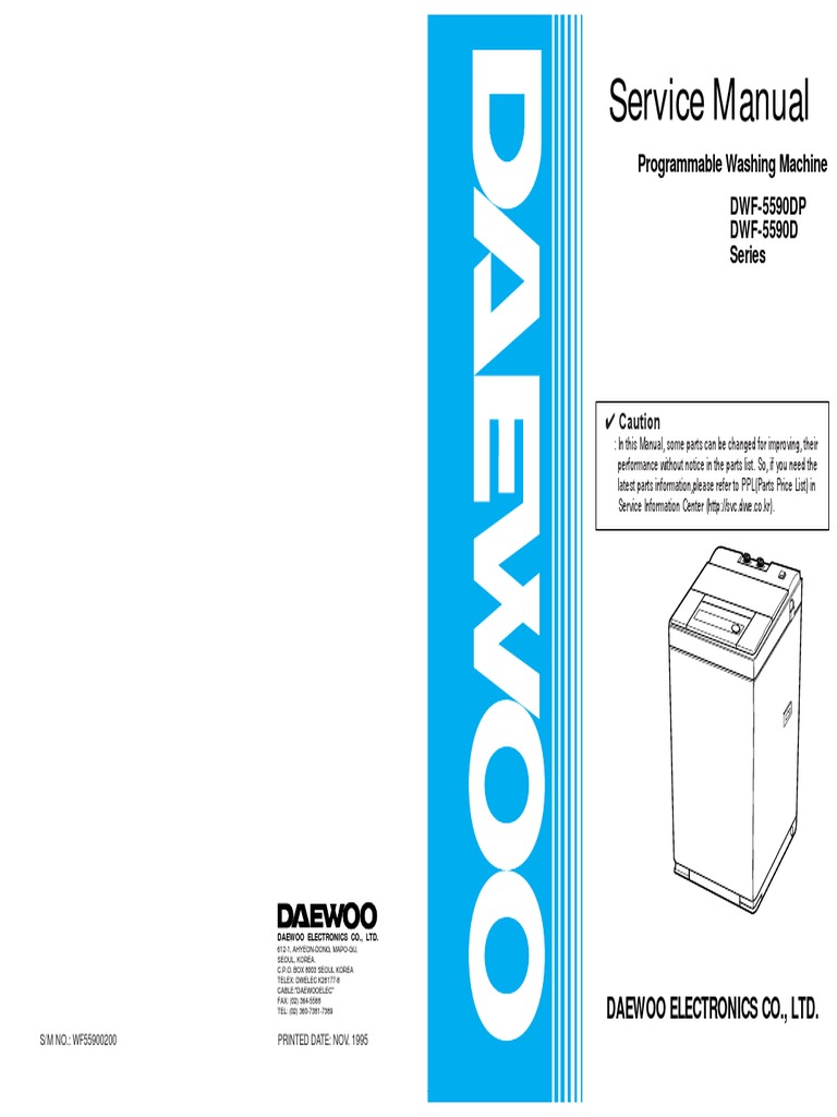 DWF 5990 | PDF | Washing Machine | Tap (Valve)