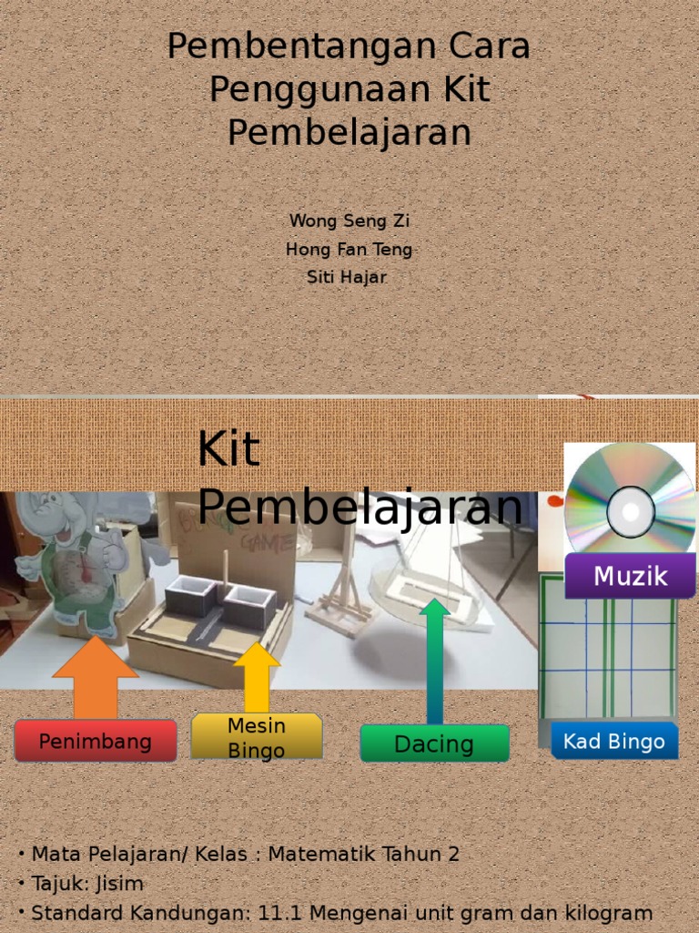 Pembentangan Cara Penggunaan Kit Pembelajaran | PDF
