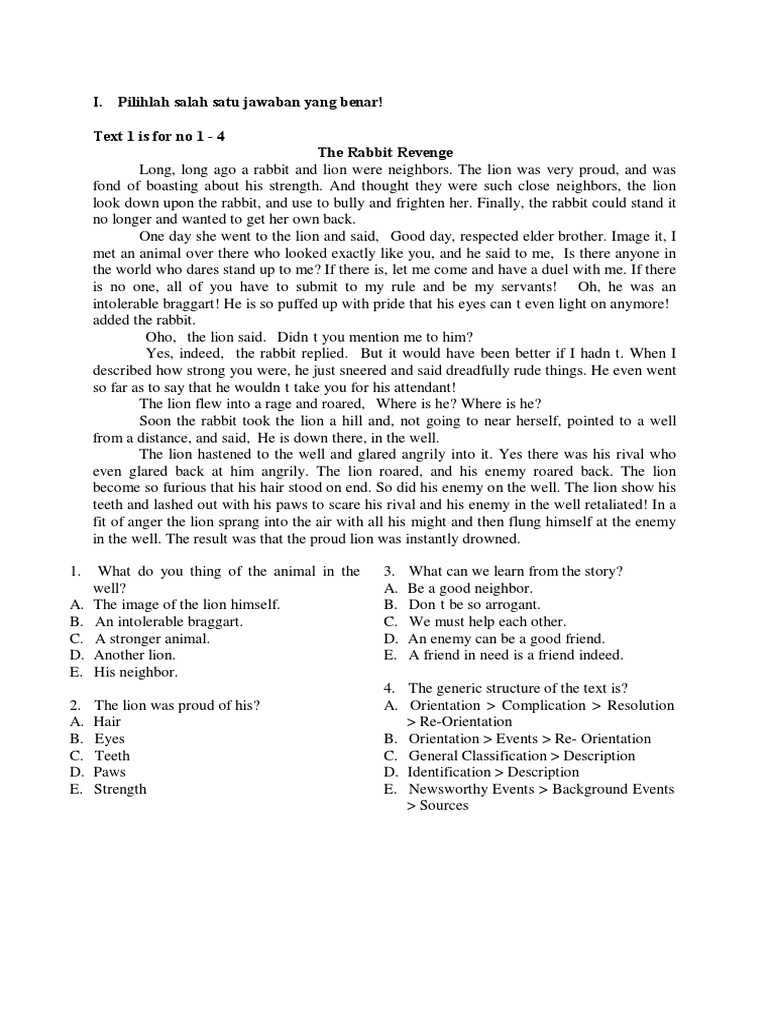 Latihan Ukk B.ingg 10 PDF | PDF | Spider | Insects