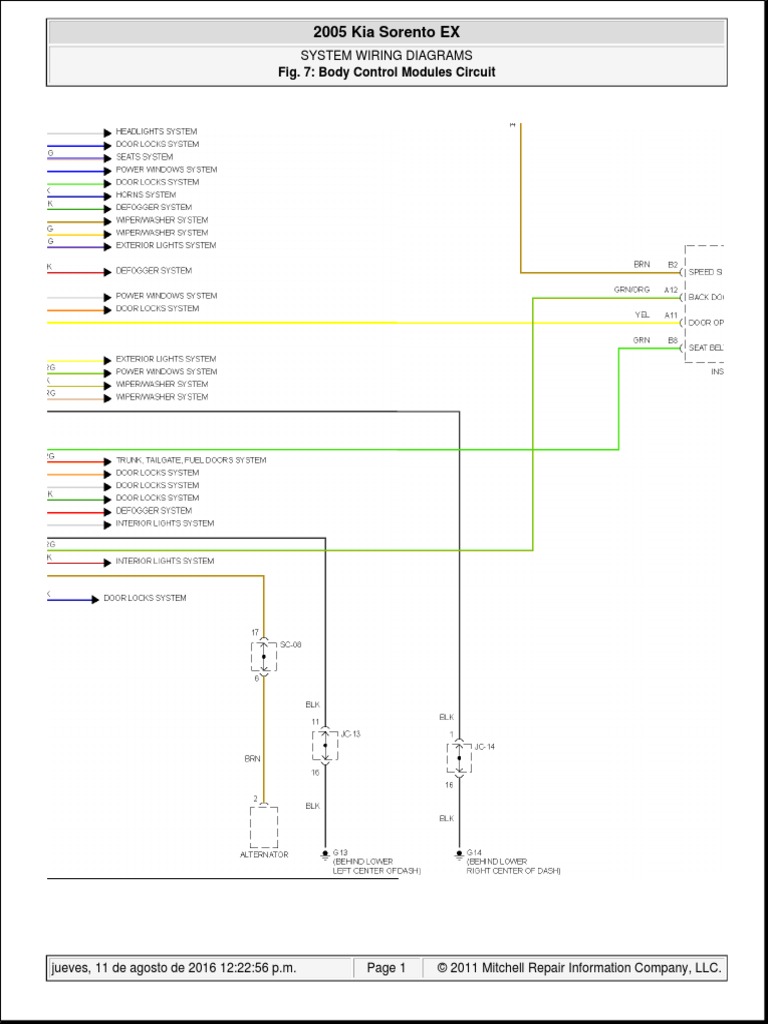 Body Control Modules Circuit | PDF
