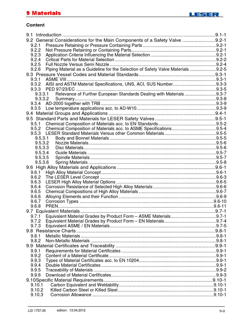 EHB en 9-Materials | PDF | Stainless Steel | Steel