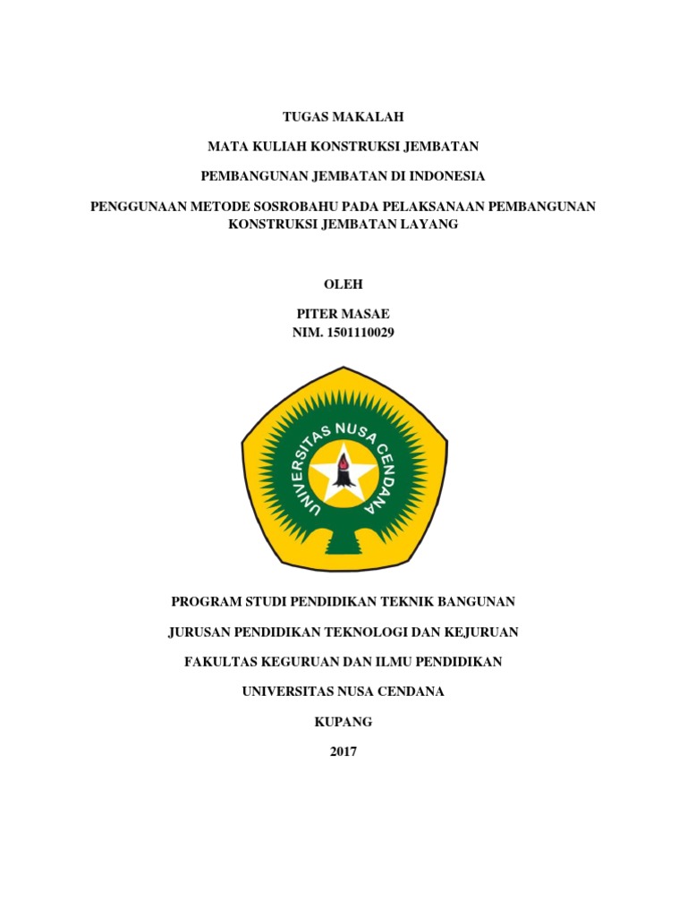 Penggunaan Metode Sosrobahu Pada Pelaksanaan Pembangunan Konstruksi ...