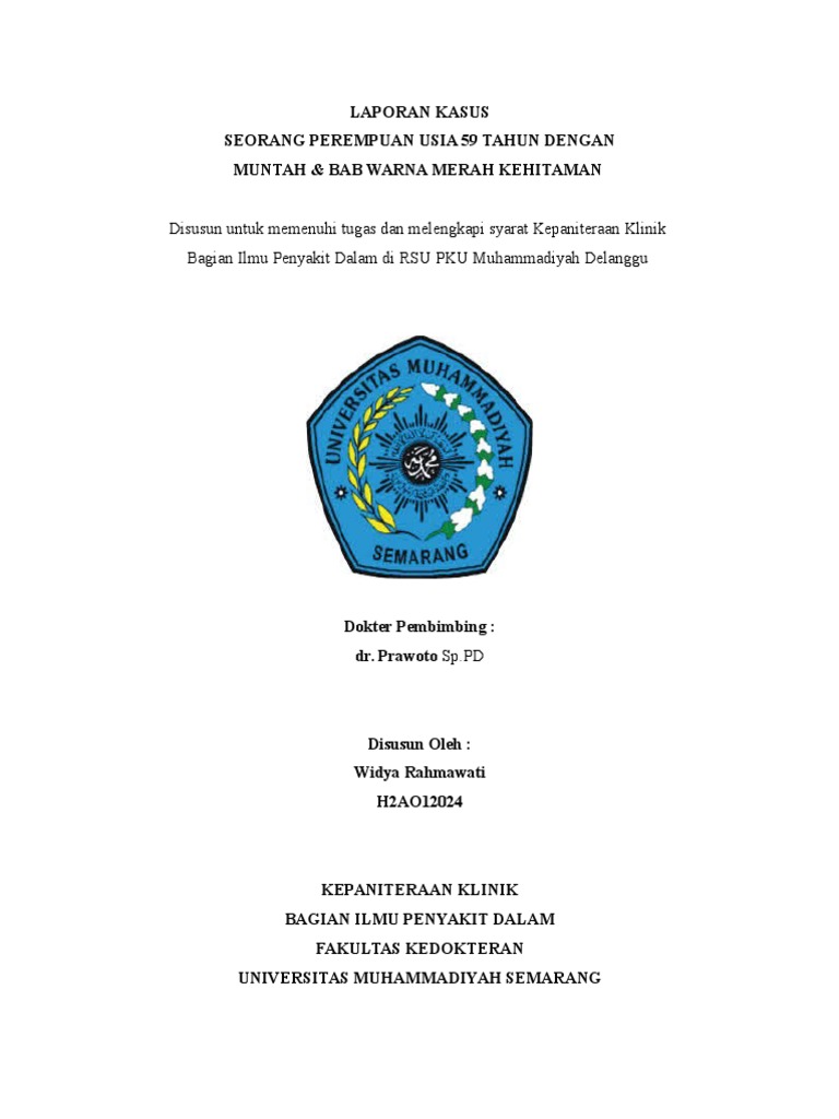 Refkas Hematemesis Melena Dan Anemia - Dr. Jacobus | PDF