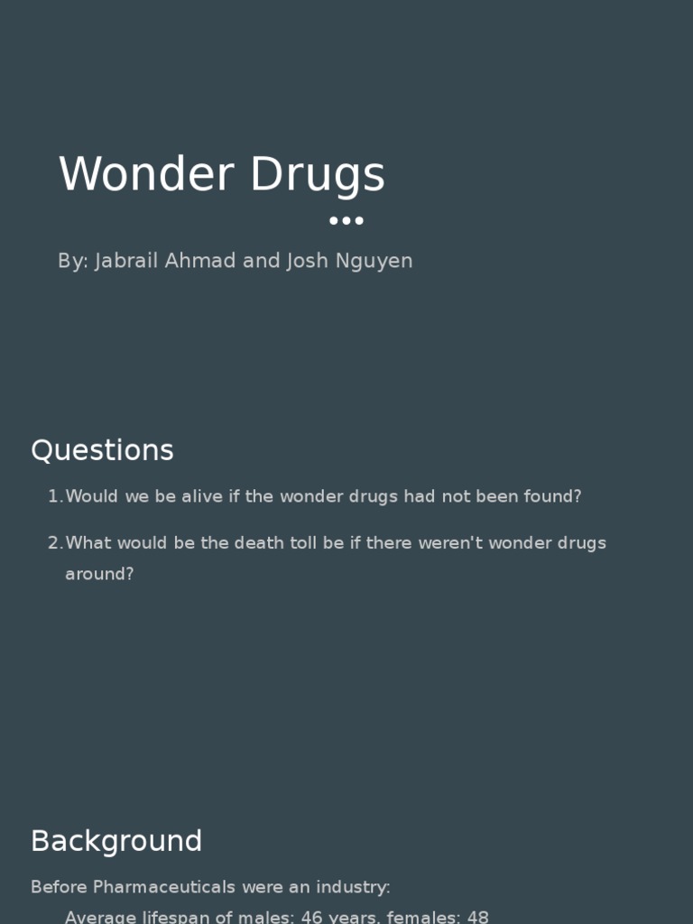 Wonder Drugs | PDF | Aspirin | Penicillin