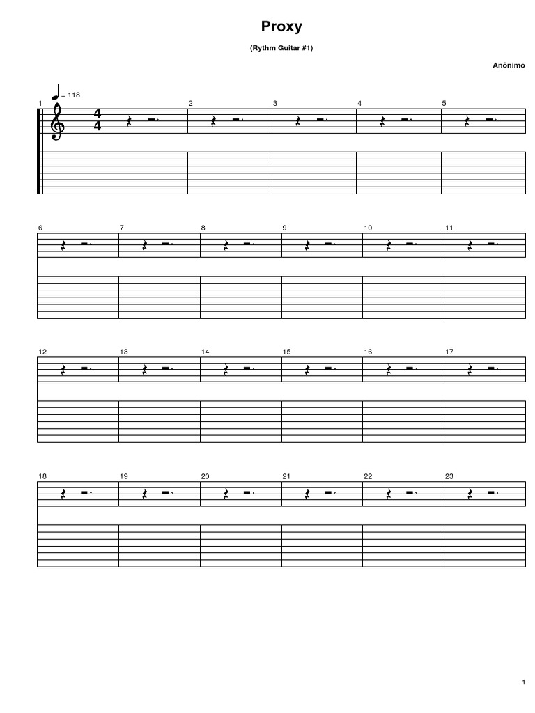 Guitar Rhythm Patterns | PDF | Popular Music | Progressive Rock