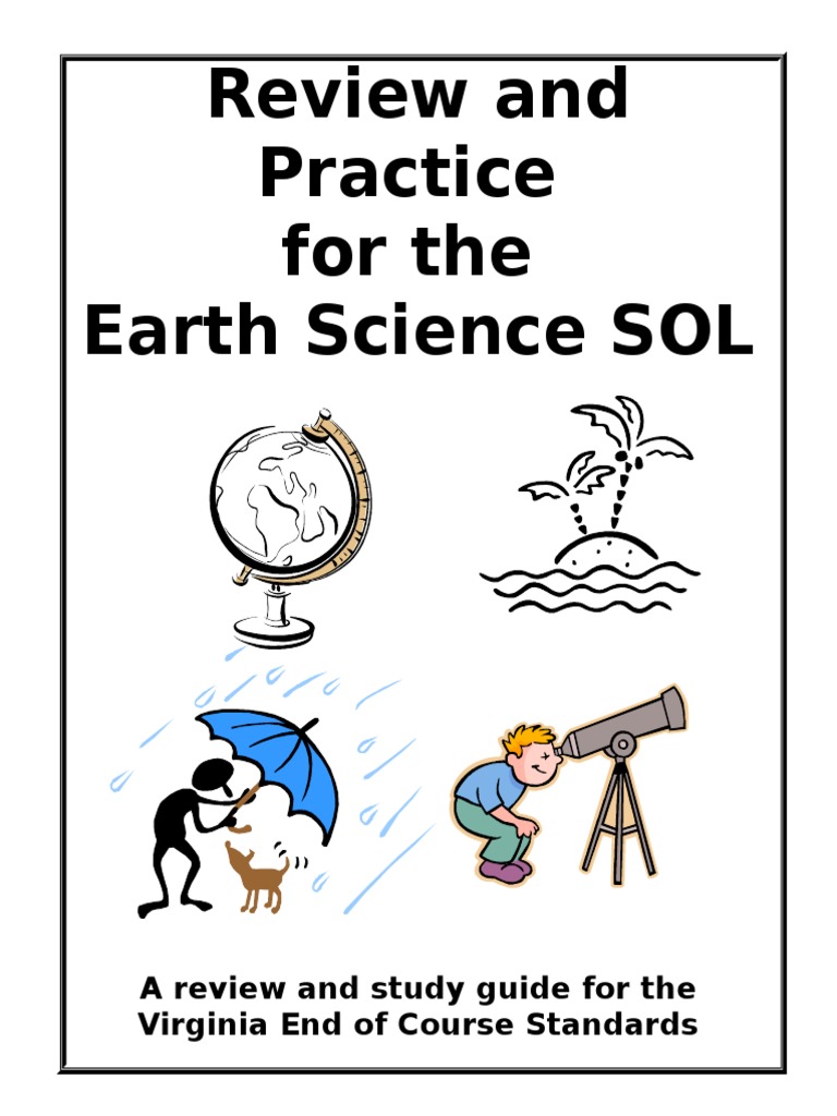 Earth Science Course Sol Study Guide-Complete 1 | PDF | Rock (Geology ...
