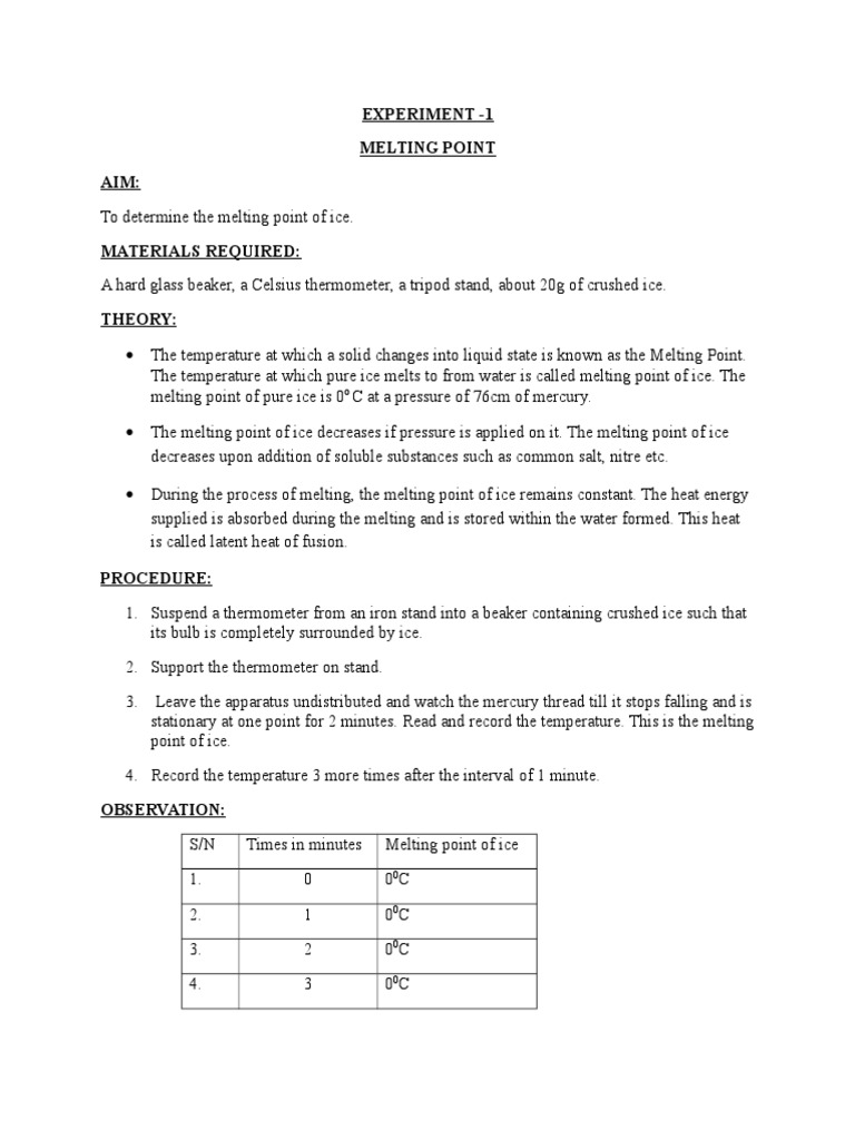 Melting and boiling points | PDF | Filtration | Melting Point