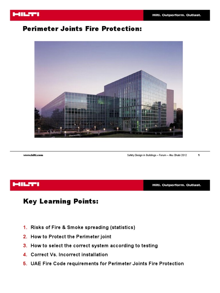 Testing and Design Requirements for Effective Perimeter Fire ...