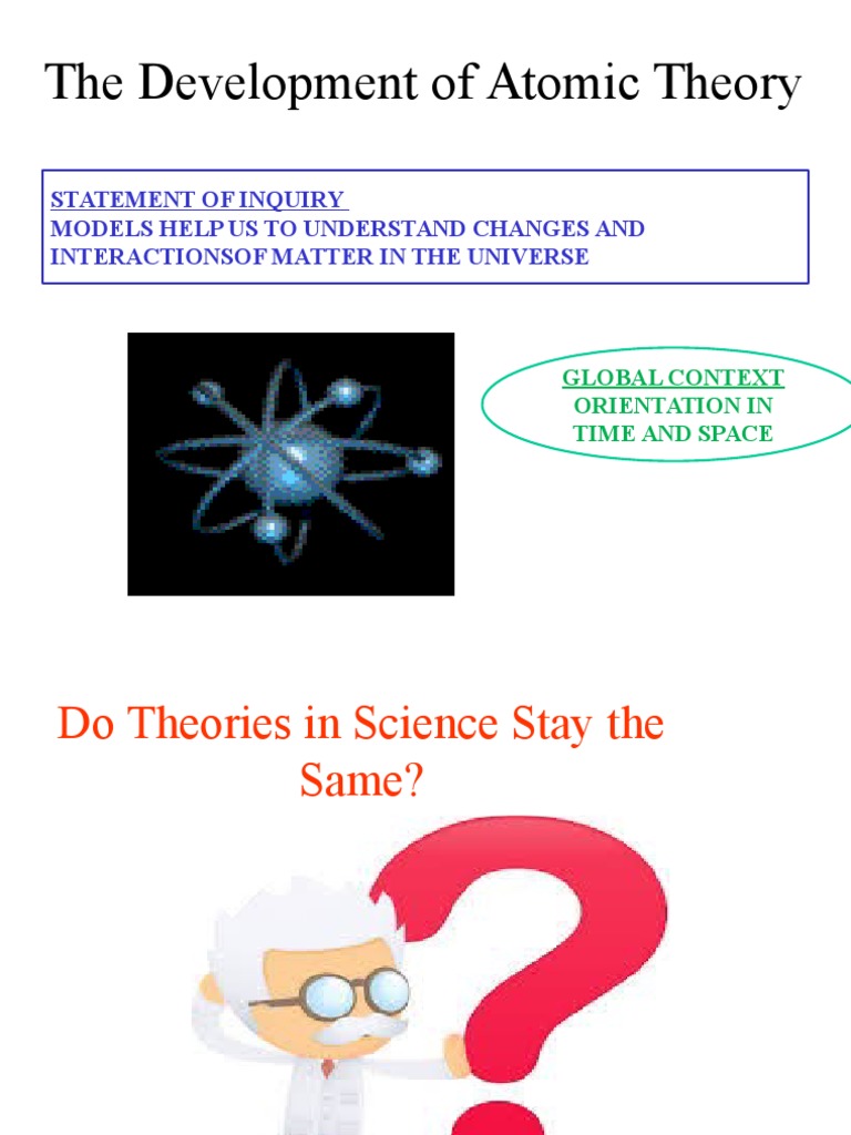 The Development of Atomic Theory Lecture | Atoms | Atomic Nucleus