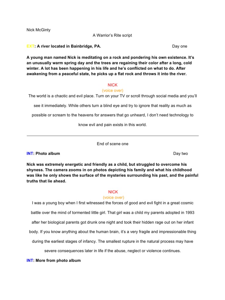 Script | PDF | Attachment Theory | Behavioural Sciences