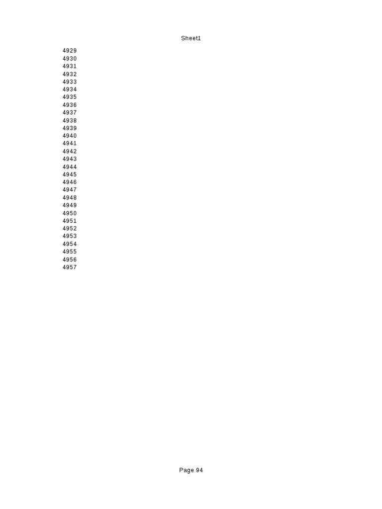 Numbers 94 | PDF