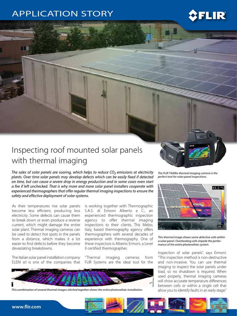 Thermal imaging inspections extend solar panel performance and safety ...