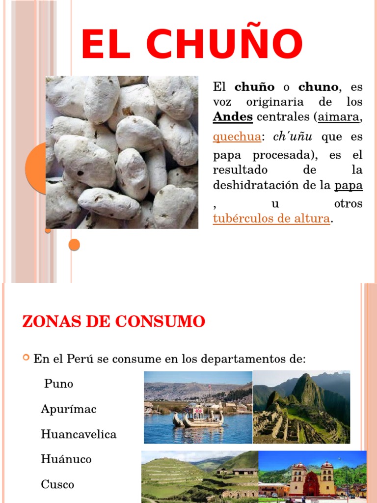 Propiedades y elaboración del chuño | PDF | Patata | Alimentos