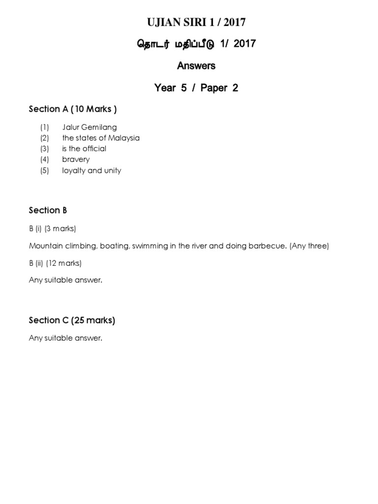 An Analysis of a Malaysian Primary School Examination Paper Focusing on ...