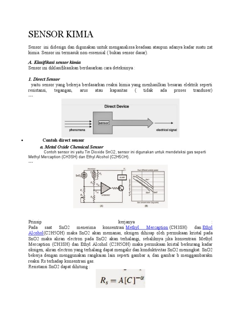 Sensor Kimia | PDF