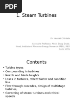 Unit-7 - Steam and Gas Turbine | PDF | Turbine | Machines