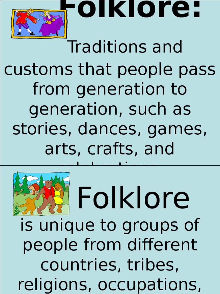 Understanding Folklore and Folk Tales | PDF | Poetry | General Fiction