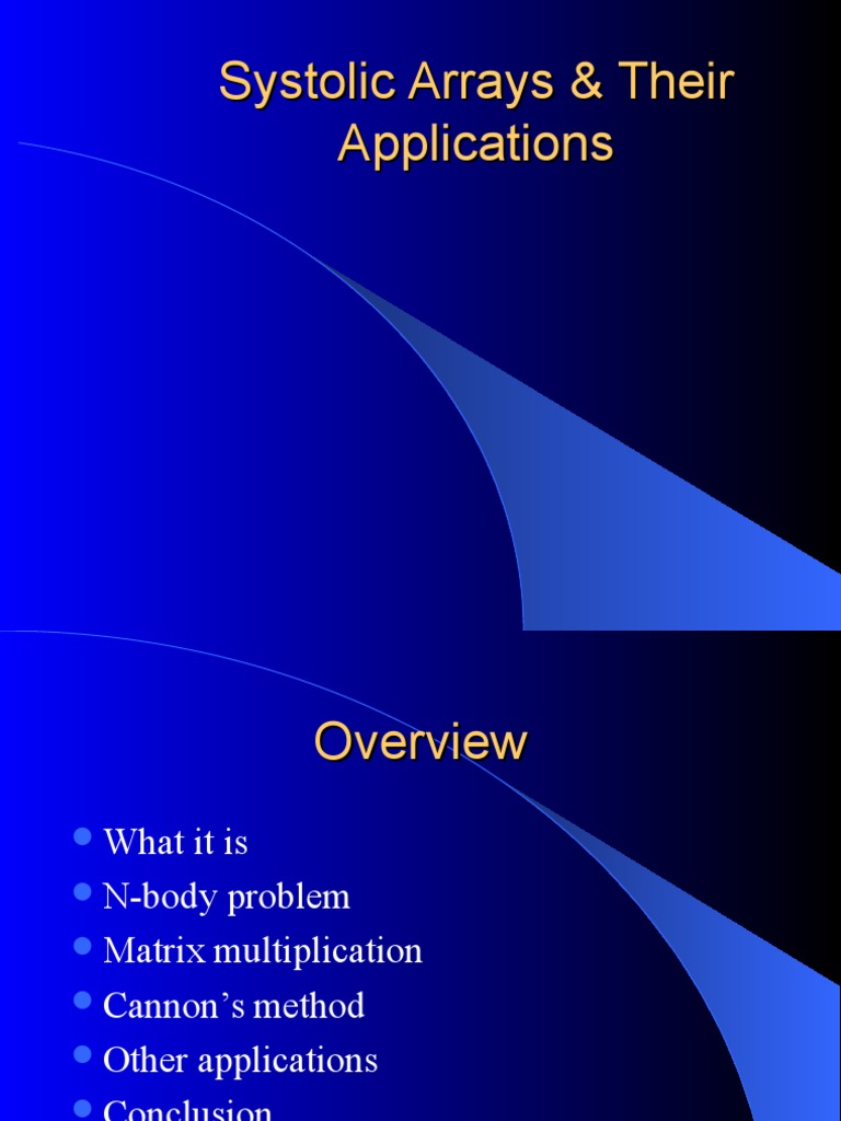 Systolic Arrays | Time Complexity | Matrix (Mathematics)