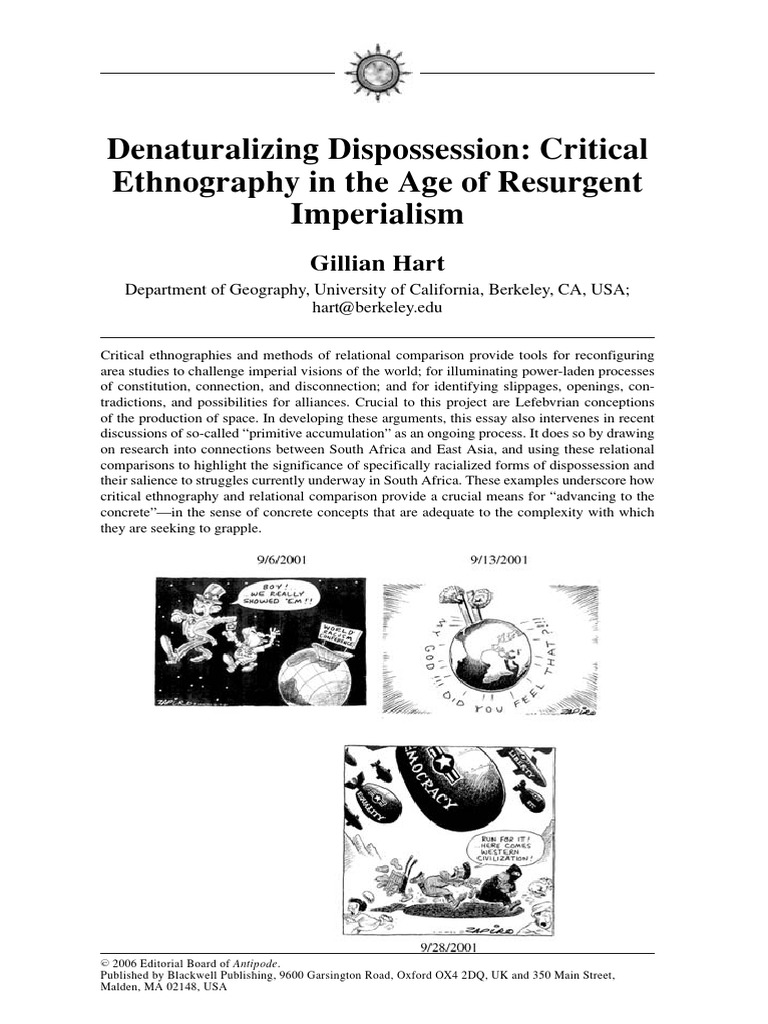 Denaturalizing Dispossession | PDF | Apartheid | Capitalism