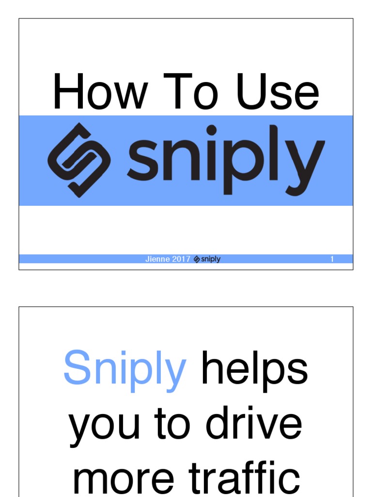How To Drive More Traffic To Your Website Using Sniply - JienneDR ...