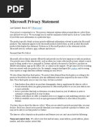 Microsoft Privacy Statement - Microsoft Privacy | PDF | Http Cookie ...
