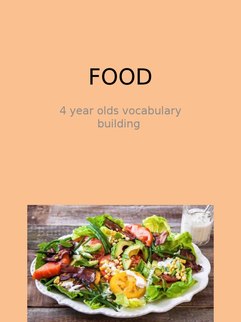 4 Year Olds Vocabulary Building | PDF