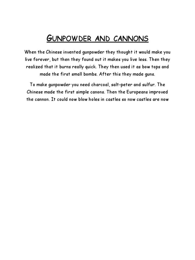 Evolution of Gunpowder Warfare | PDF | Art