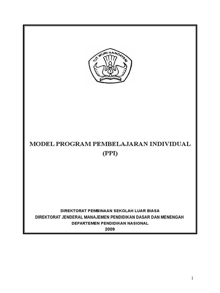 Model Program Pembelajaran Individual | PDF