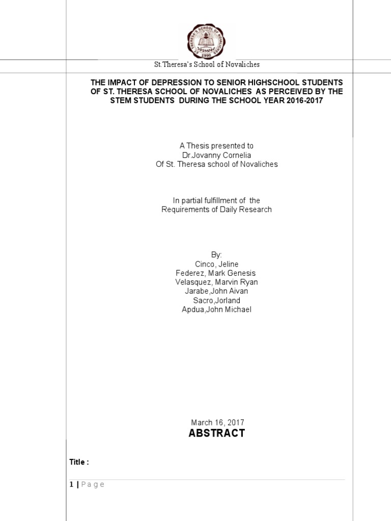 Thesis Final Draft No Appendices | PDF