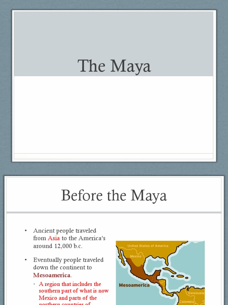 Maya PPT Compressed | Download Free PDF | Maya Civilization | Mesoamerica
