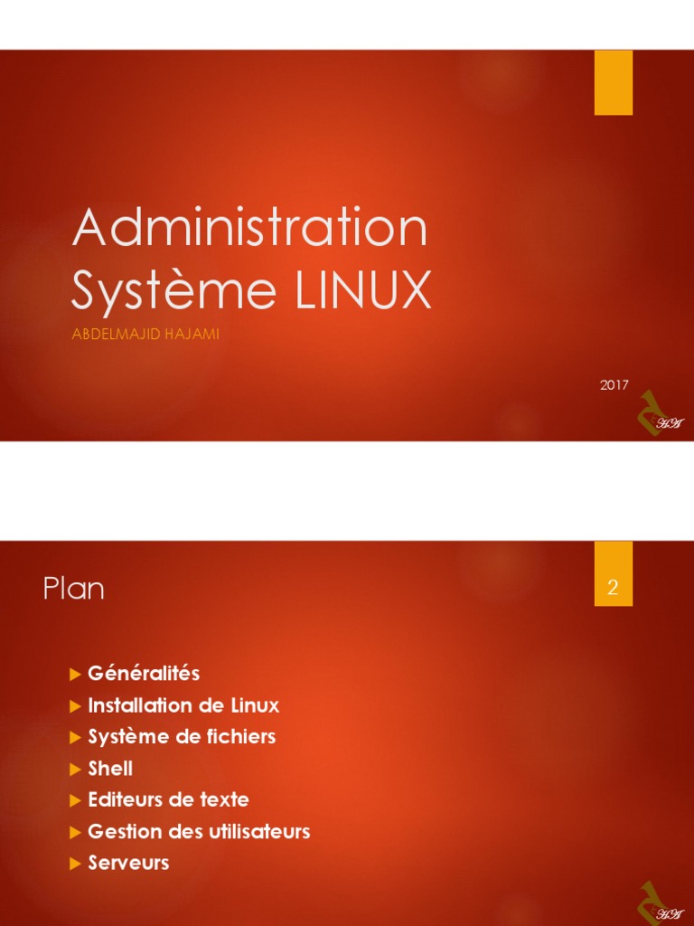 Administration Système Linux: Guide Complet | PDF | Système d ...