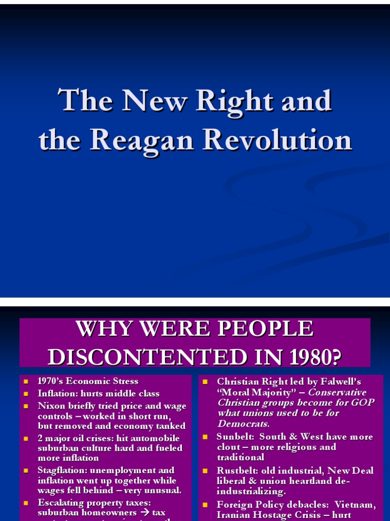 Reagan Revolution | PDF | Ronald Reagan | Conservatism In The United States
