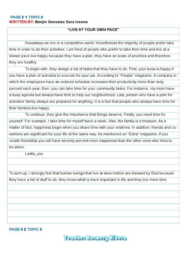 Live at Your Own Pace | PDF | Happiness