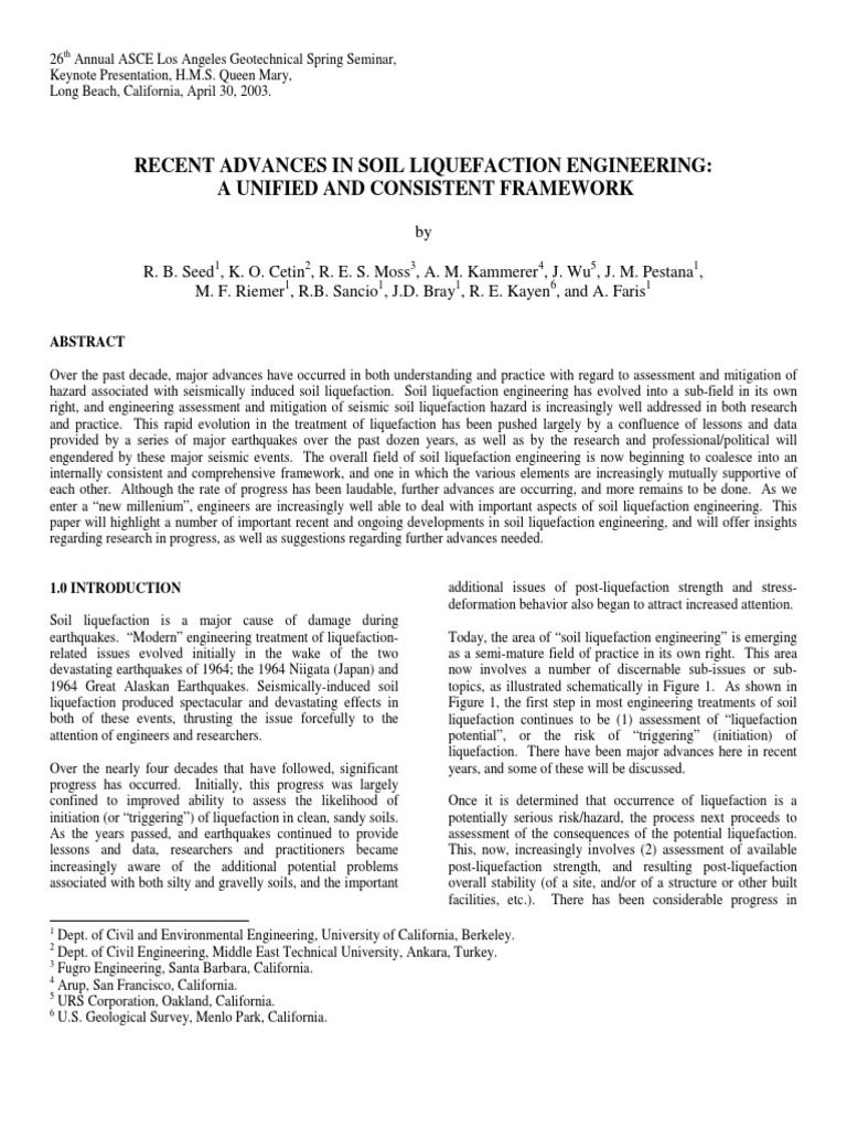 Queen Mary Paper | PDF | Soil | Solid Mechanics