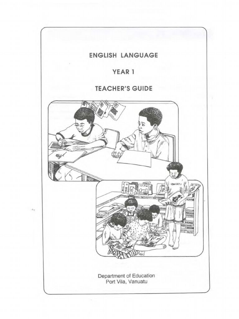 English Language - Teacher's Guide (Year 1) | PDF