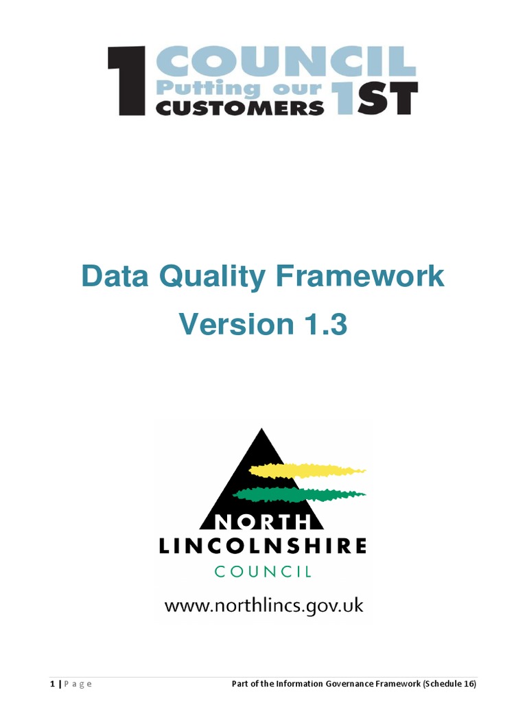 Data Quality Framework | PDF | Data Quality | Business Process