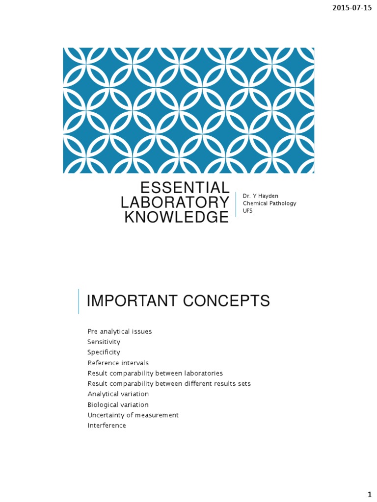 Essential Laboratory Knowledge | Download Free PDF | Coefficient Of ...