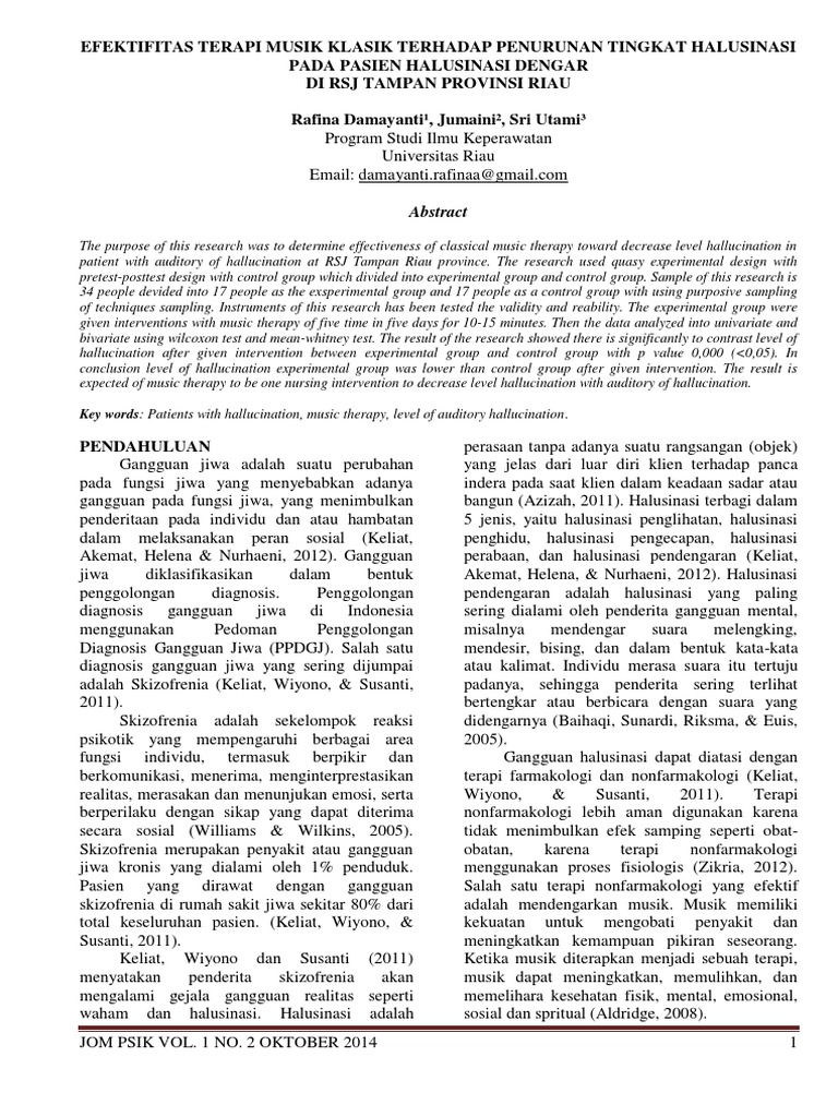 Jurnal Halusinasi EBP | PDF