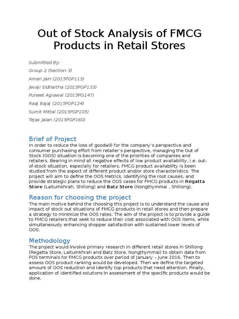 Group 2 - Section 3 - Preliminary Mini Project Report - OUTLINE | PDF