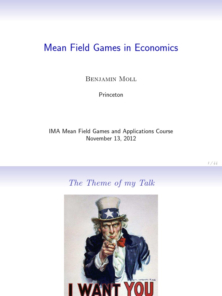 Mean Field Games in Economics: An Exploration of Heterogeneous Agent ...