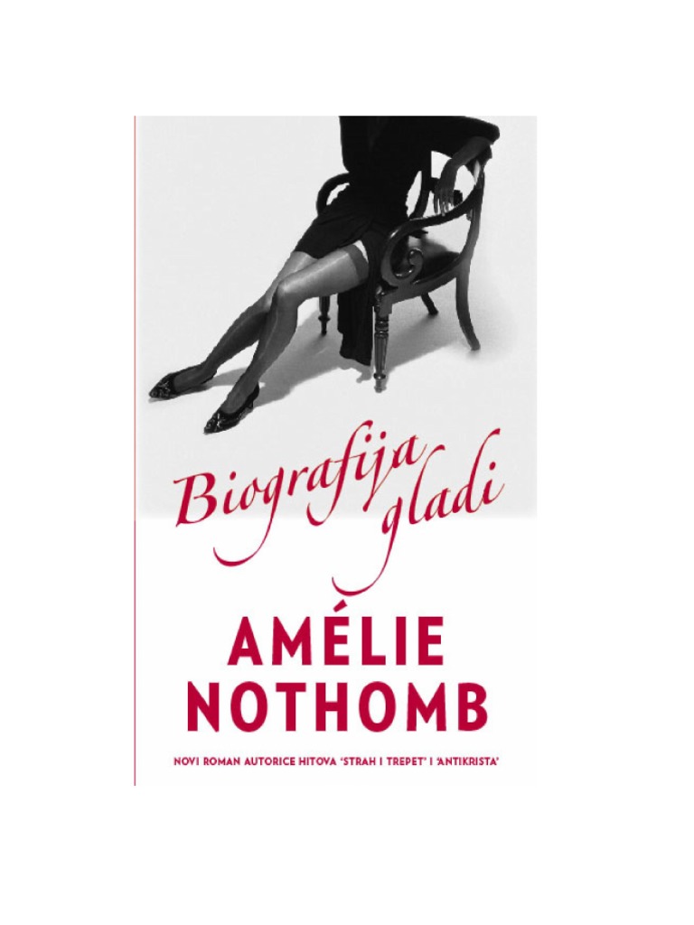 Amelie Nothomb - Biografija Gladi | PDF