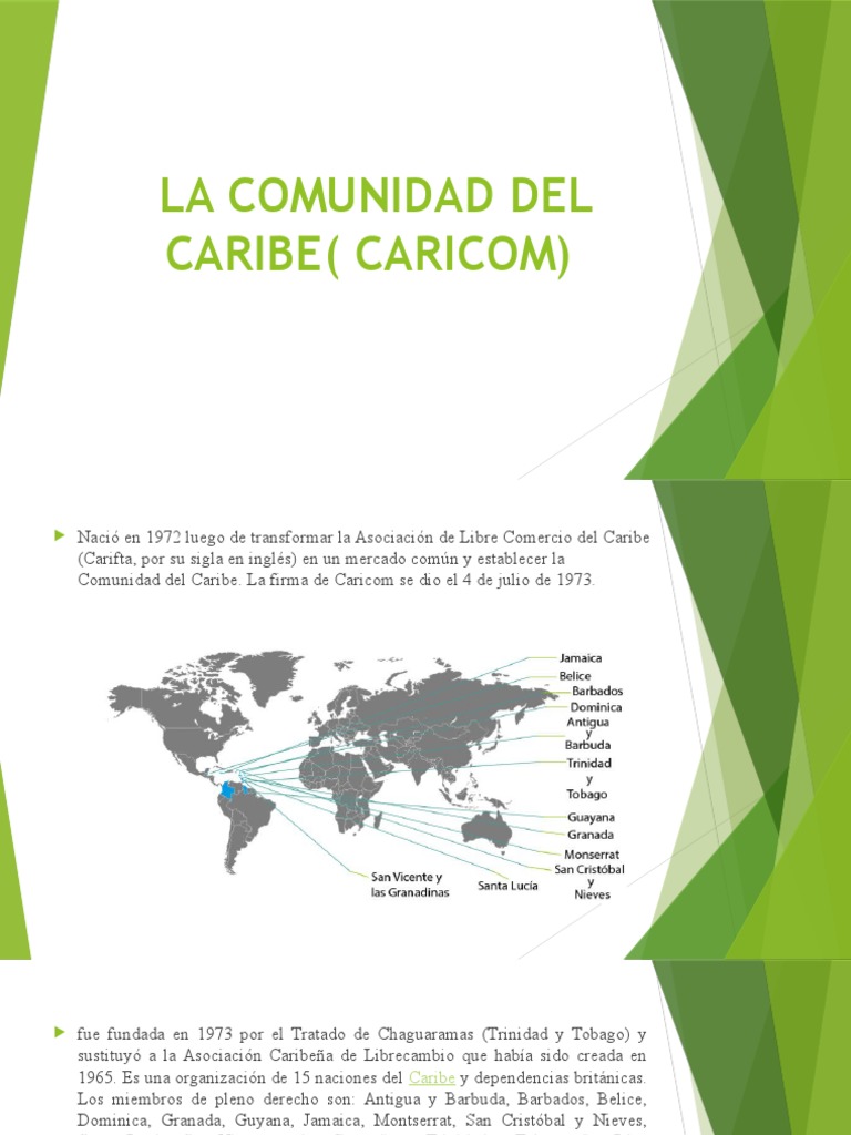 La Comunidad Del Caribe (Caricom) - 1 | PDF