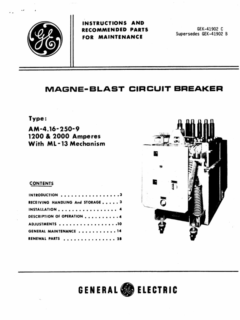 Manual GE Magnet-Blast | PDF